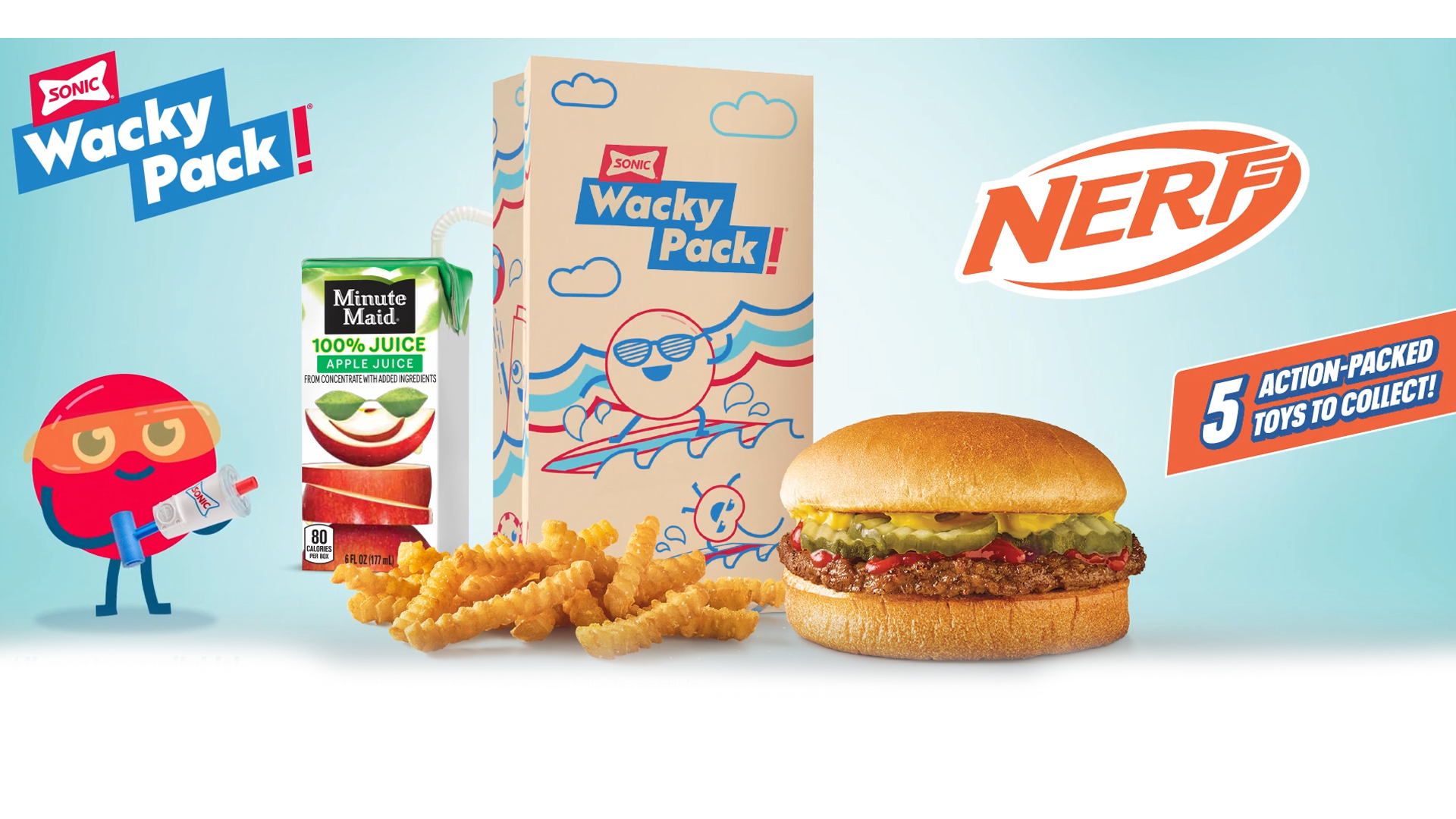 Wacky Pack Sonic - 2024 Toys Pictures and Kids Menu Prices